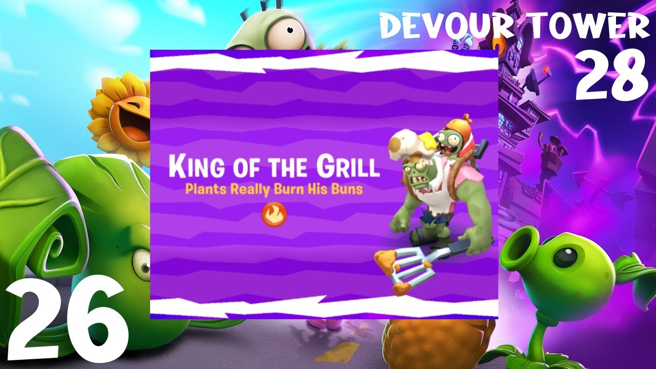 Devour Tower 28 Strategy - Plants vs. Zombies 3 Gameplay (no commentary ...