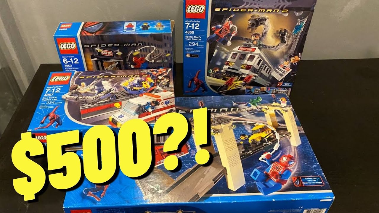RARE Vintage LEGO SPIDERMAN Haul 2022 - YouTube