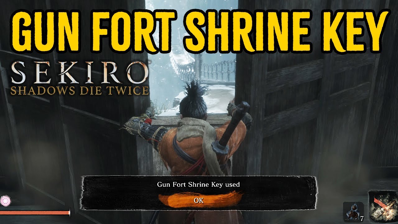 Sekiro: What to do with the Gun Fort Shrine Key (Where to use Location ...