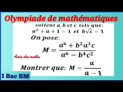 Olympiade de mathématiques- 1Bac SM. - YouTube