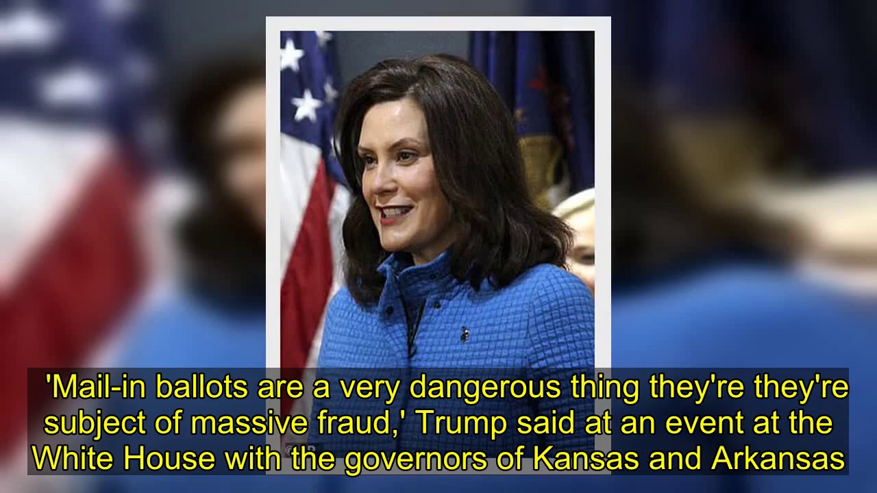 Michigan governor calls Trump's threat to withhold federal funds scary ...