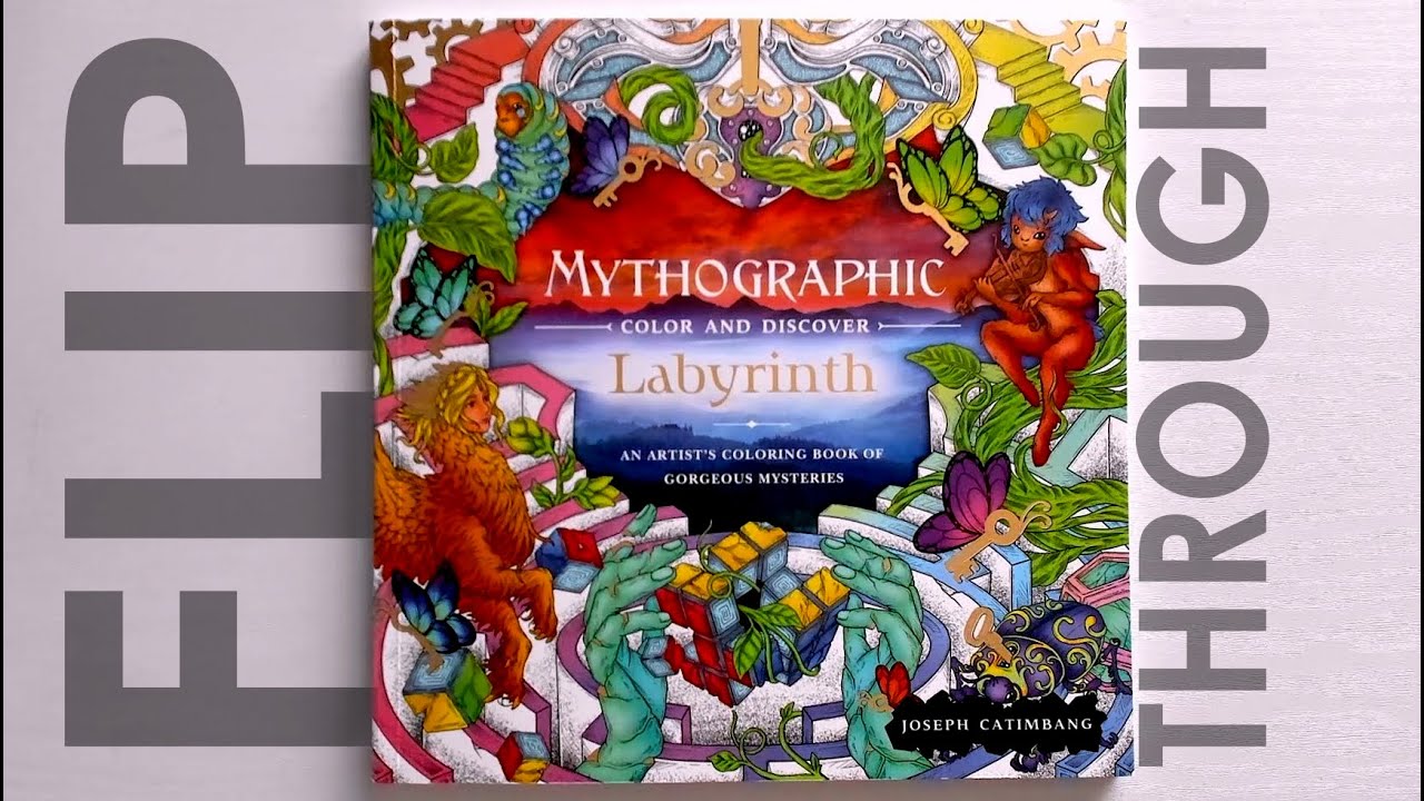 Mythographic: Labyrinth by Joseph Catimbang Flip Through - YouTube