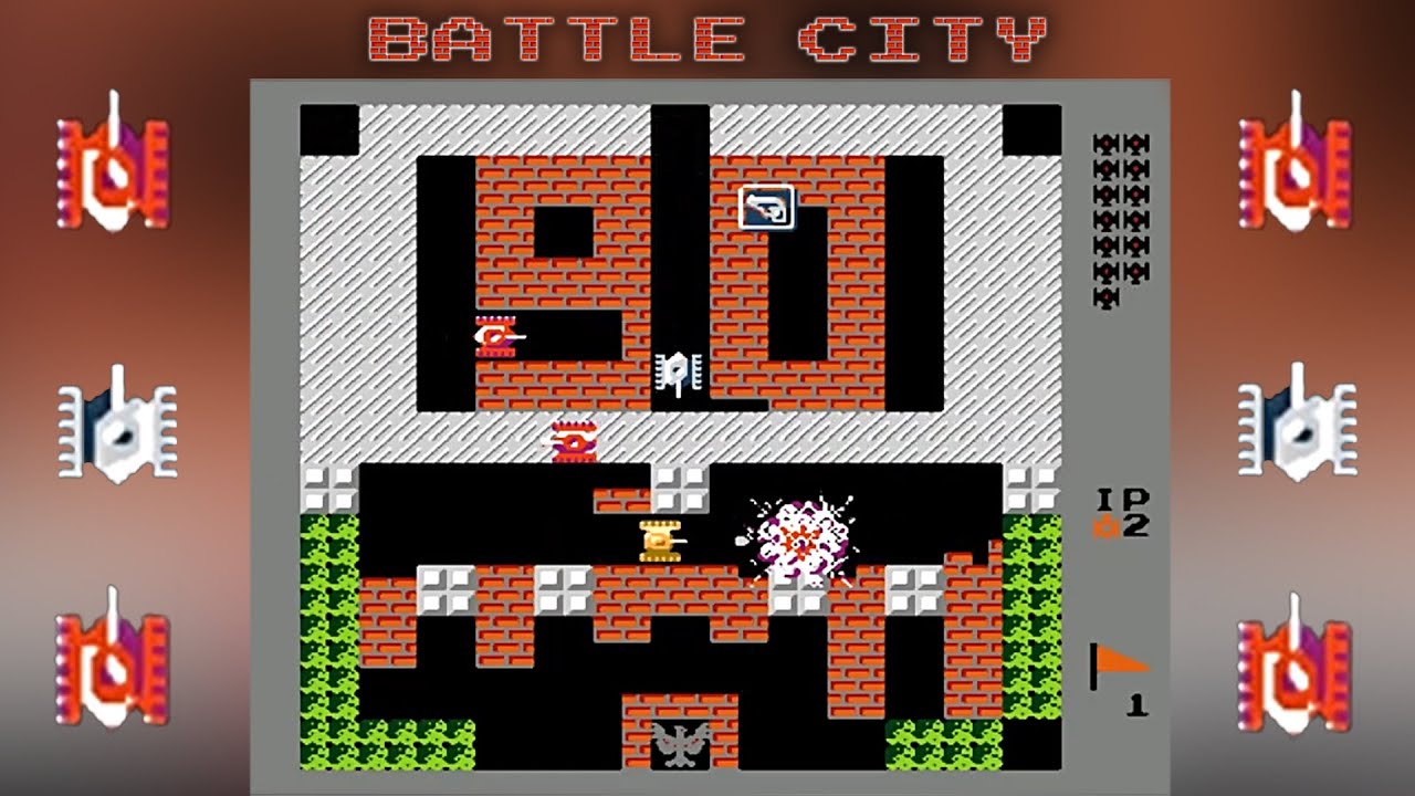 Battle City - Tanks 1990 (Dandy Game) - YouTube