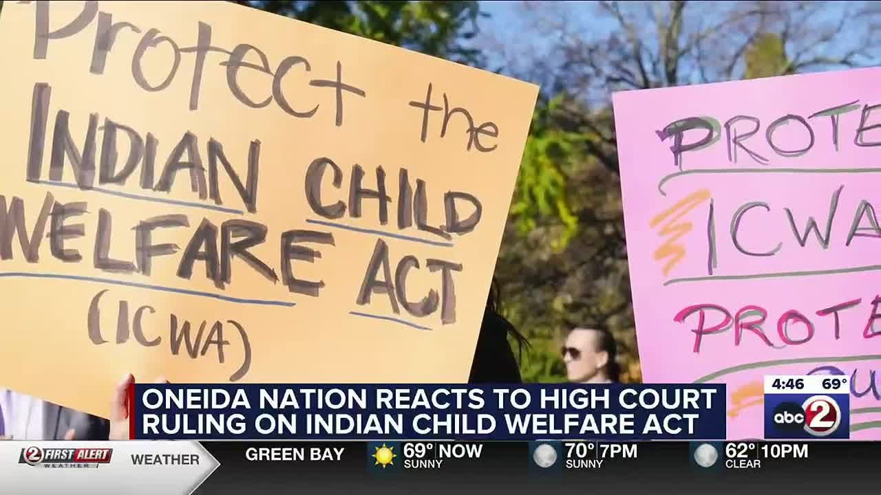 Oneida Nation reacts to high court ruling on ICWA - YouTube
