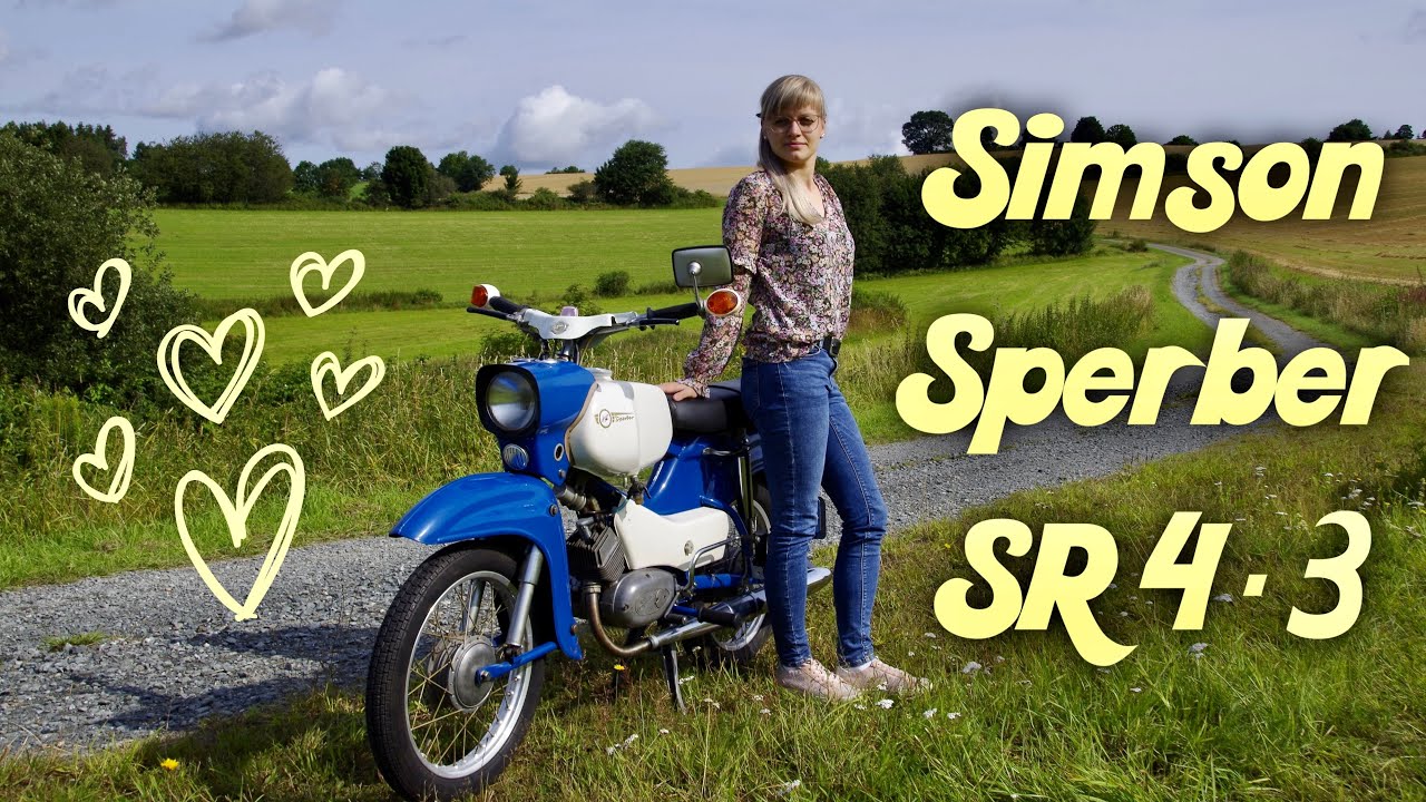 Simson Sperber SR 4-3 Baujahr 1971 Original Lack DDR Vorstellung Sound ...