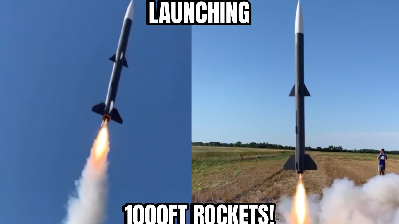 INSANE 1000ft ROCKET LAUNCHES! - YouTube