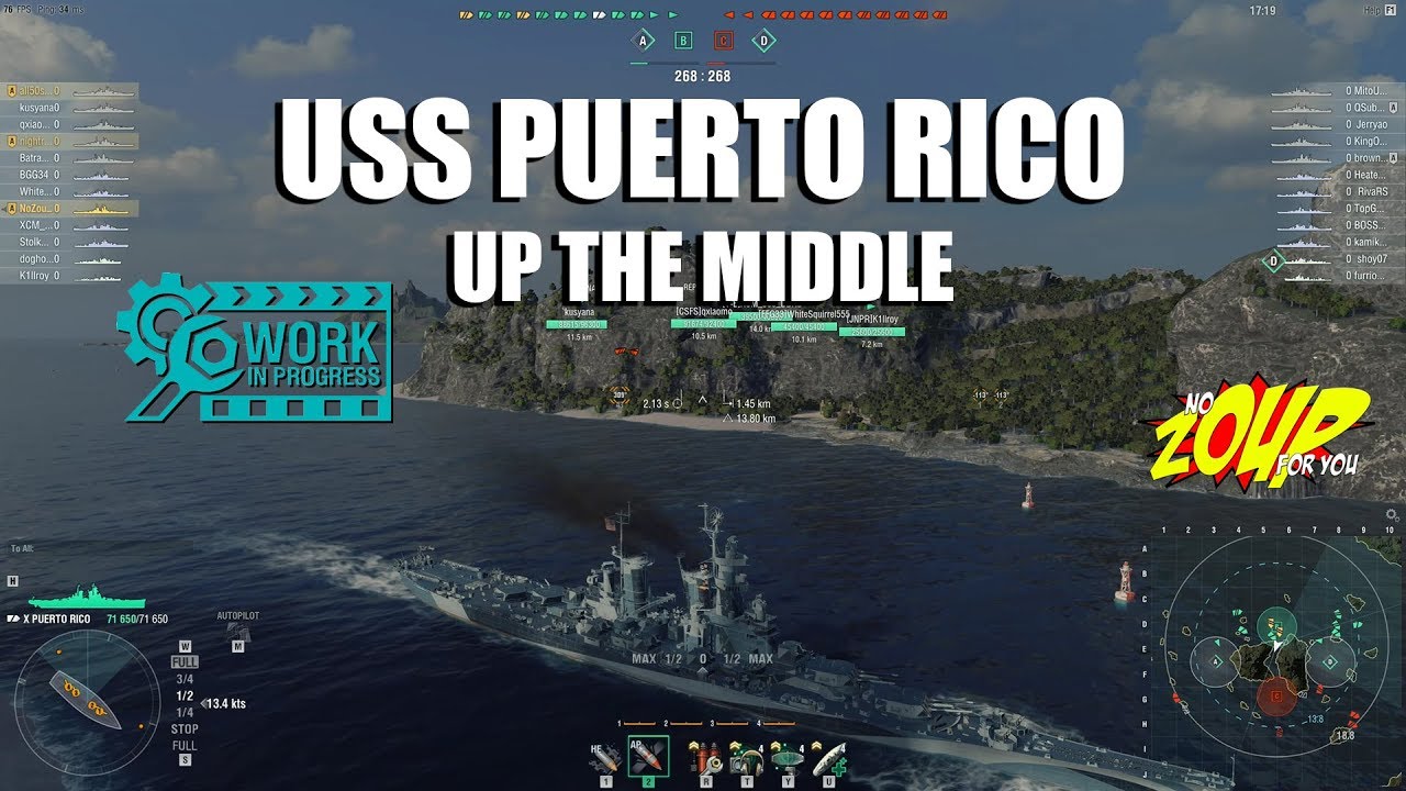 USS Puerto Rico Up The Middle on Two Brothers - YouTube