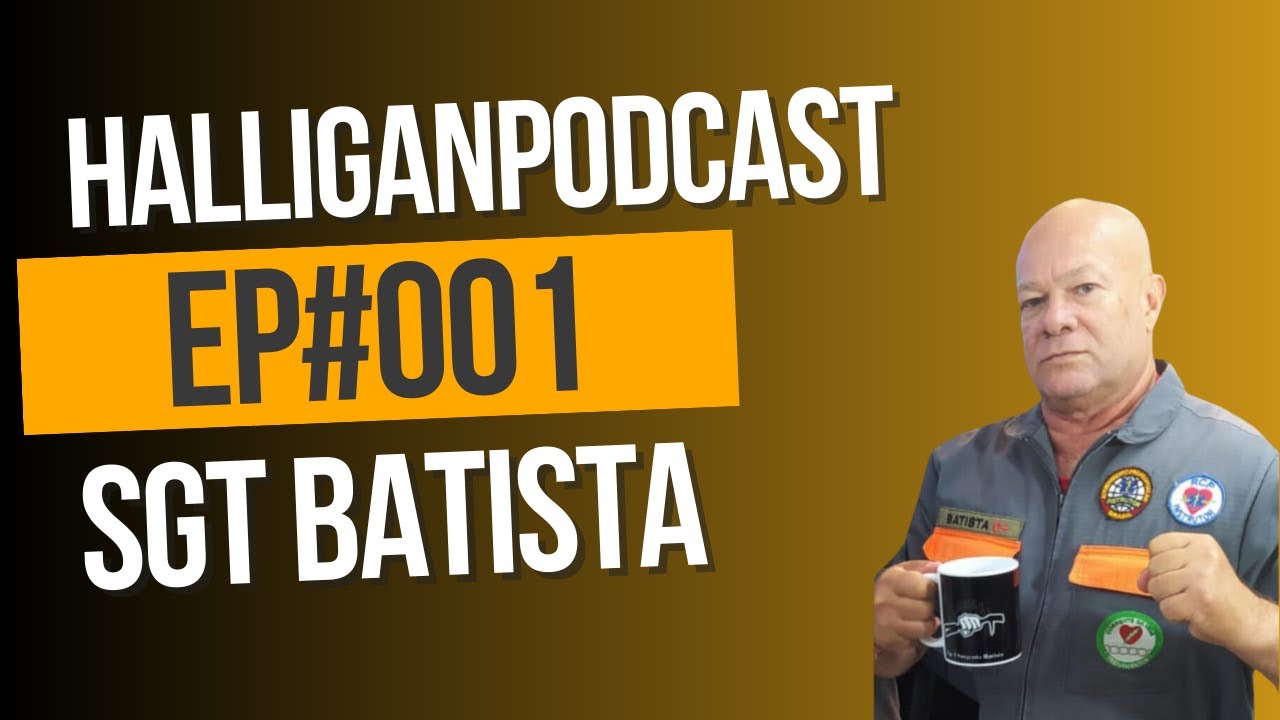Halliganpodcast, #001 , Sgt Batista, Bombeiro Voluntário - YouTube
