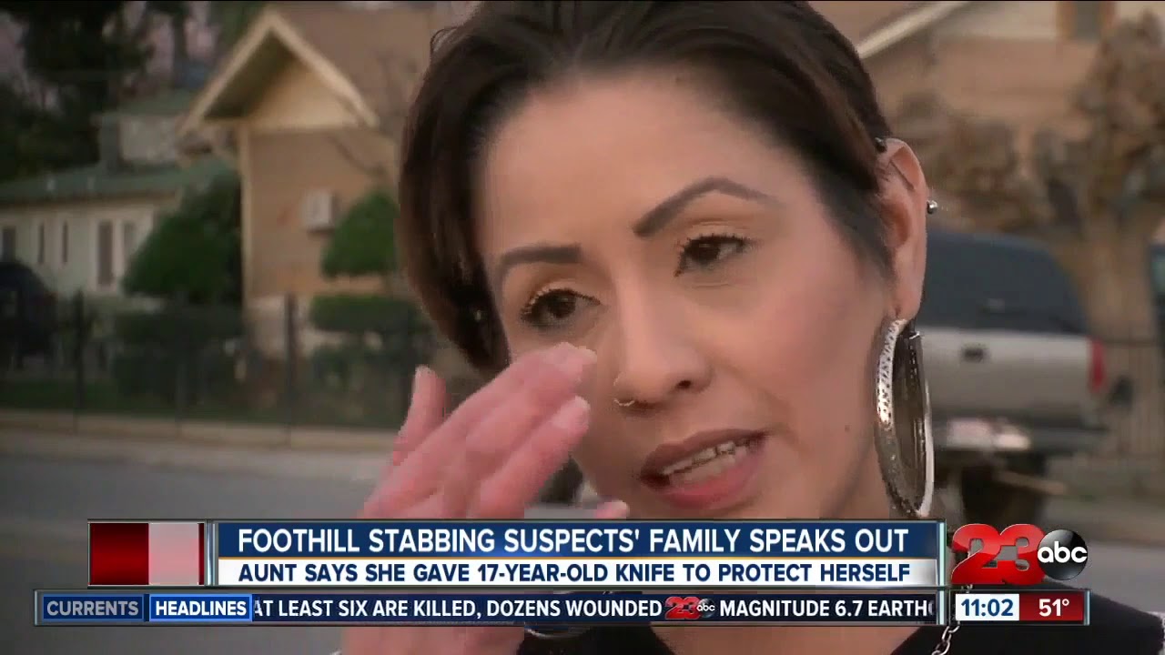 Foothill stabbing suspects' family speaks out for the first time - YouTube