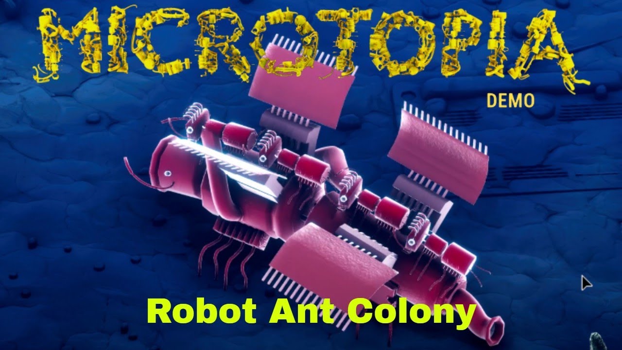 Microtopia - Demo - Robot ant colony #microtopia - YouTube