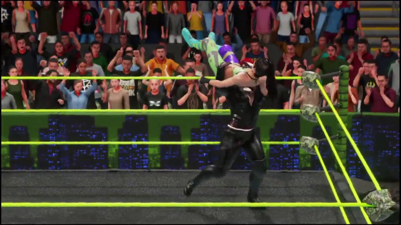 WWE 2K19 bayley v the black widow - YouTube