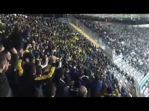 Beşiktas - Fenerbahçe 5 Şubat Türkiye kupası maçı tribün çekim 300 kişi geldik