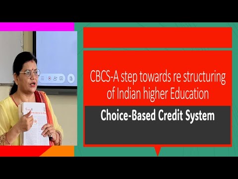 CBCS- Choice Based Credit System /UGC/ Higher Education - YouTube