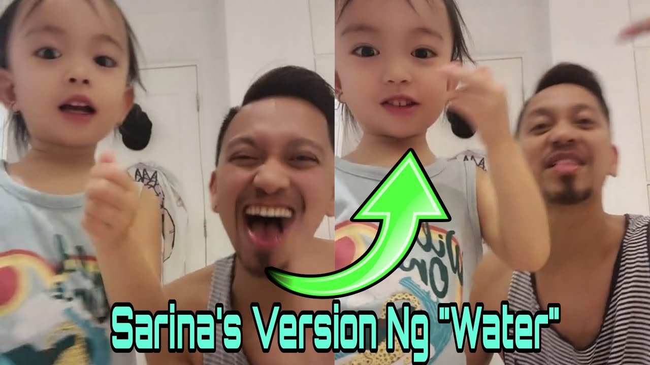 Anak Ni Jhong Hilario PINASAYAW Ng Water! Baby Sarina - YouTube
