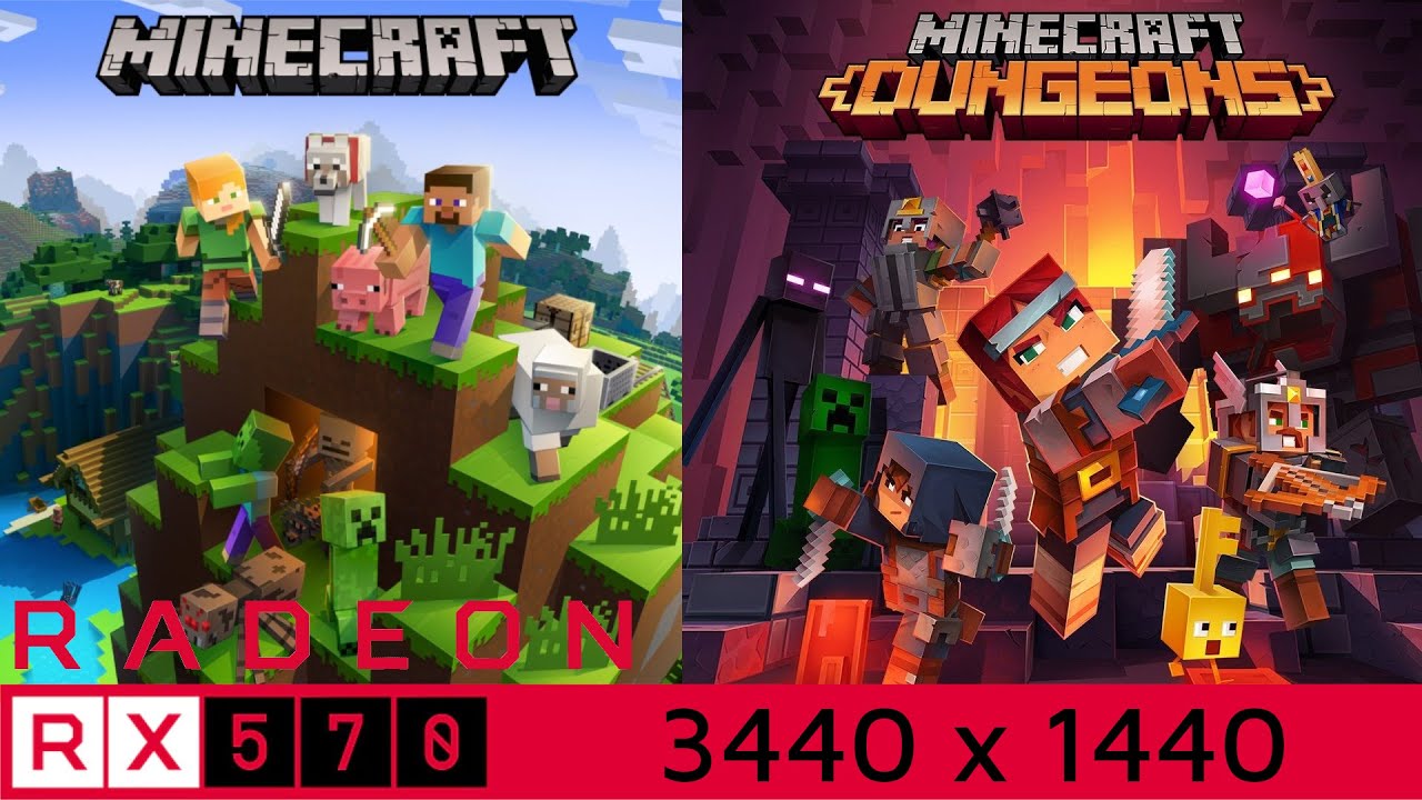 3440 by 1440 ultrawide - radeon rx 570 - Minecraft Minecraft dungeons ...