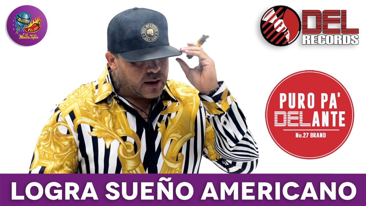 ANGEL DEL VILLAR logra SUEÑO AMERICANO con DEL Records - YouTube