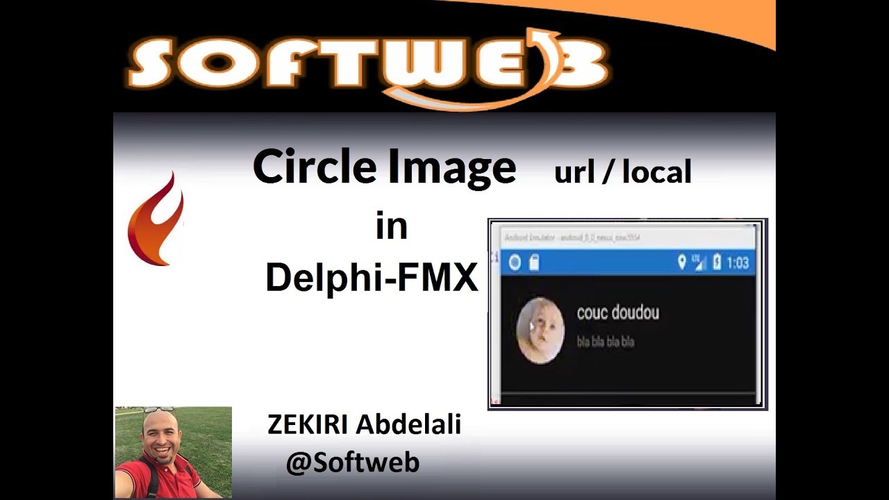 Circle Image In Delphi FMX (url - local) - صورة دائرية في الدلفي موبيل ...