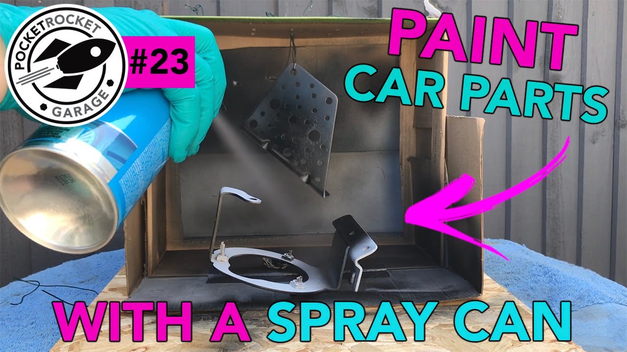 Classic Mini Cooper Sportspack - Painting Parts Using A Spray Can - YouTube