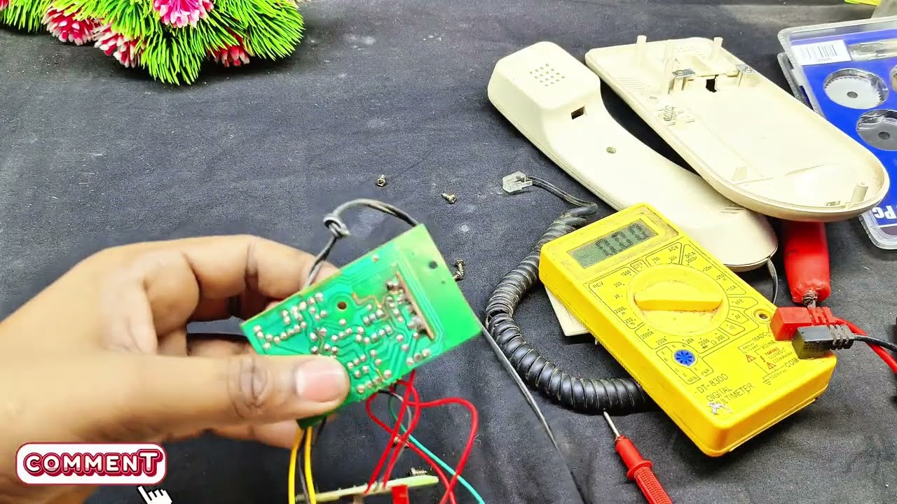 intercom Telephone repair|telephone set|telephone repair - YouTube