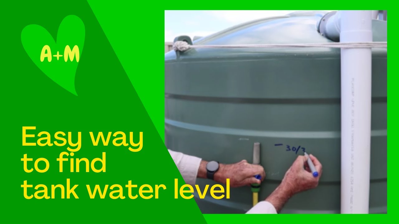 Find tank water level and capacity - YouTube