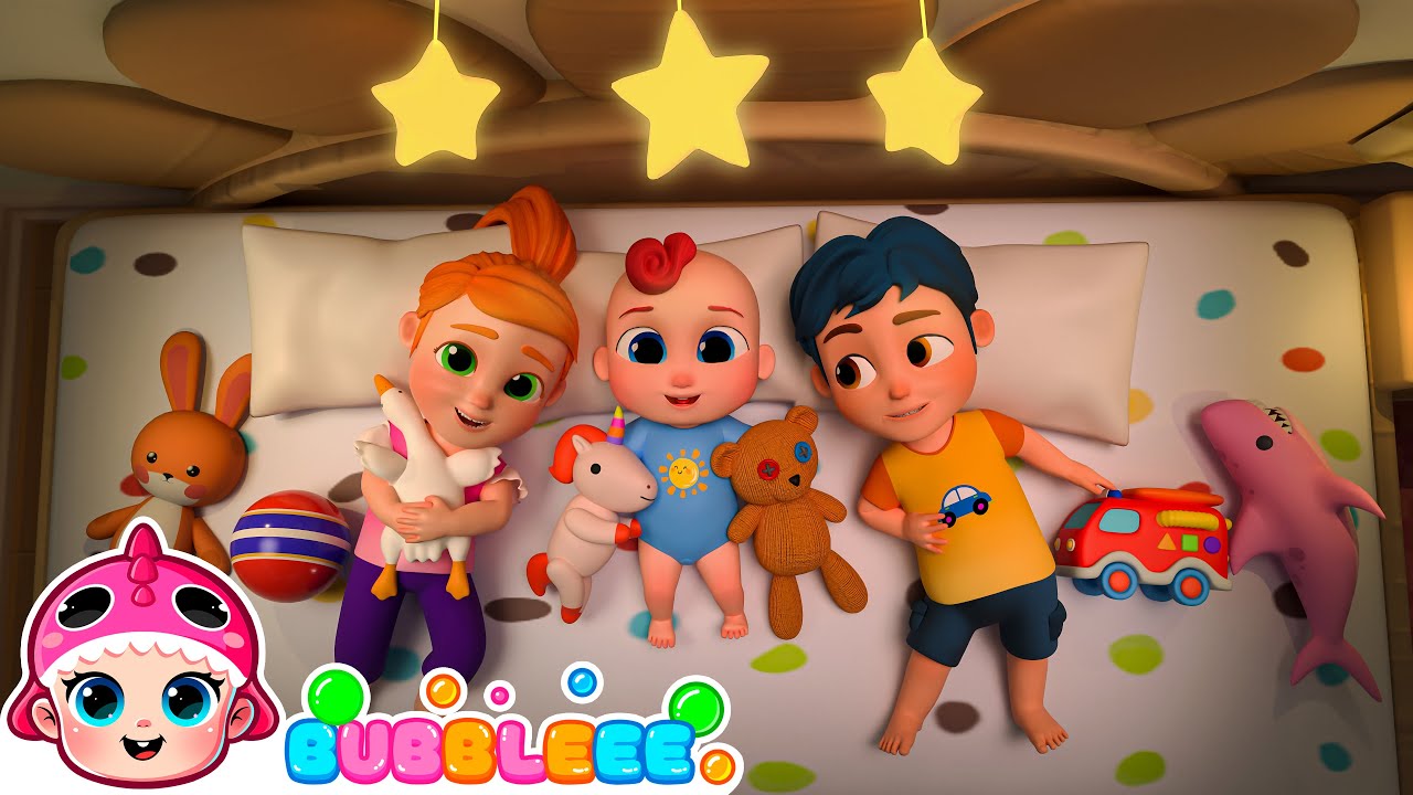 Ten in the Bed (New Version) | Numbers Song | Roll Over Baby | Bubbleee ...