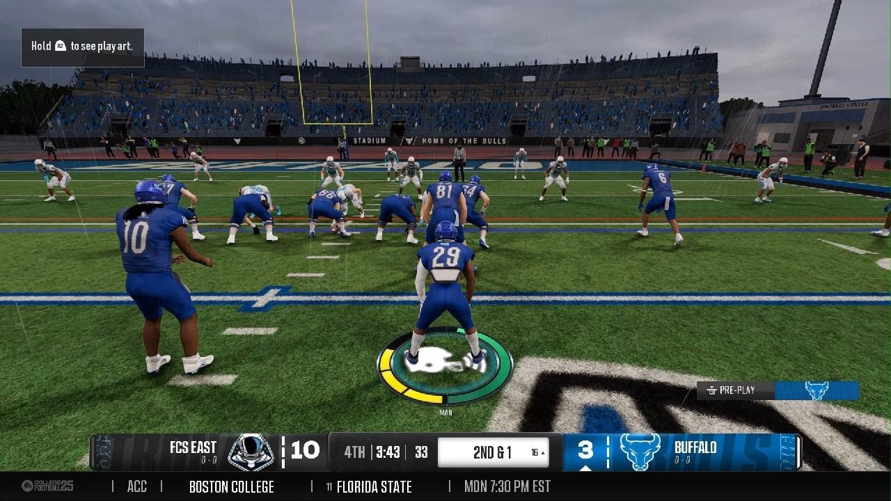 First game play of college football 25 - YouTube