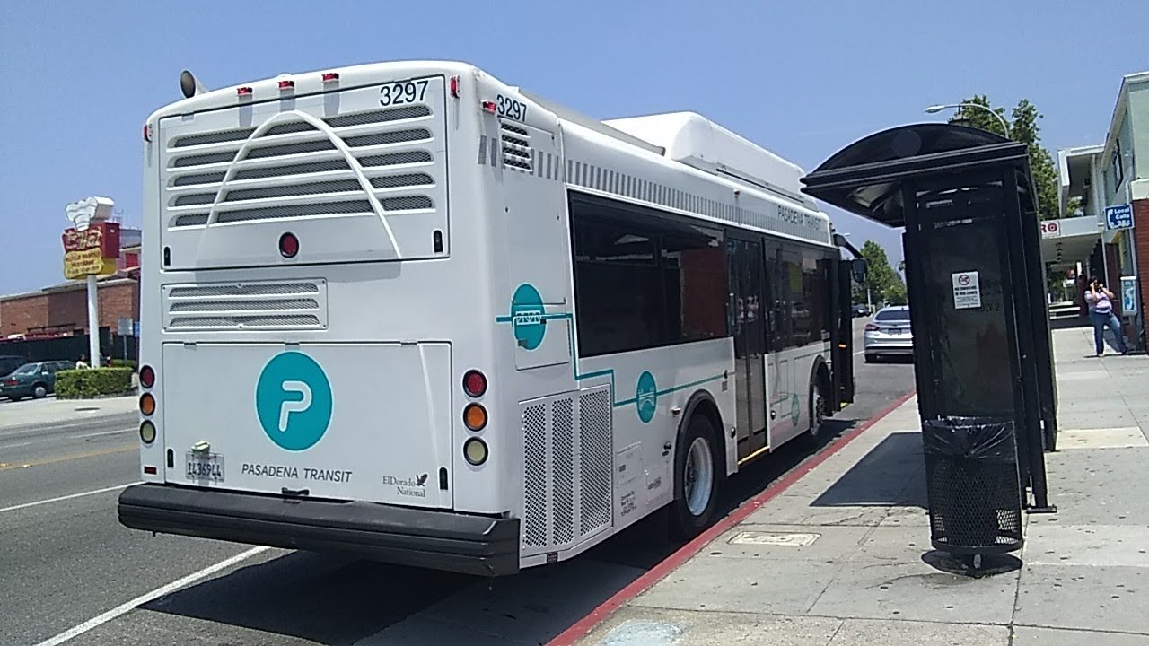 2014 Pasadena Transit ENC EZ RIDER II BRT 3297 - YouTube