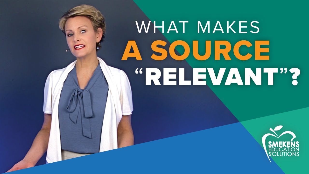 What Makes A Source Relevant YouTube What Makes A Source Relevant YouTube