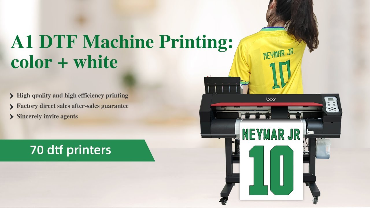 Locor A1 DTF Machine Printing: color + white | Jersey DTF Pattern ...