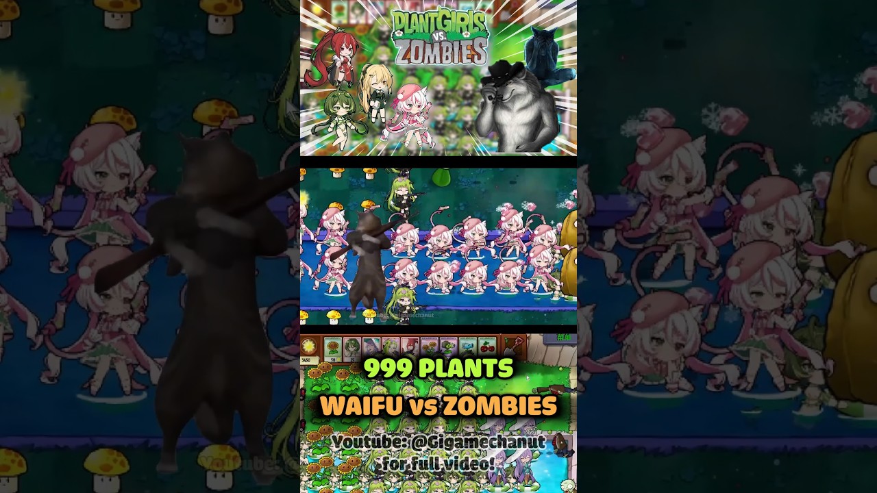 Waifu vs Zombies #pvz #pvzmods #memes #plantsvszombies - YouTube