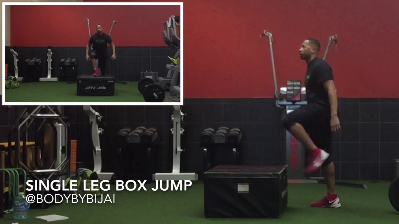 Single leg box jump - YouTube