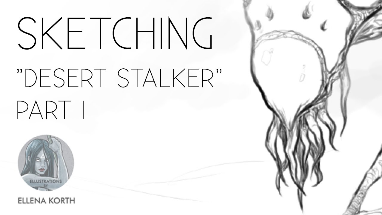Creature Design | Desert Stalker | Illustration | Sketching process ...
