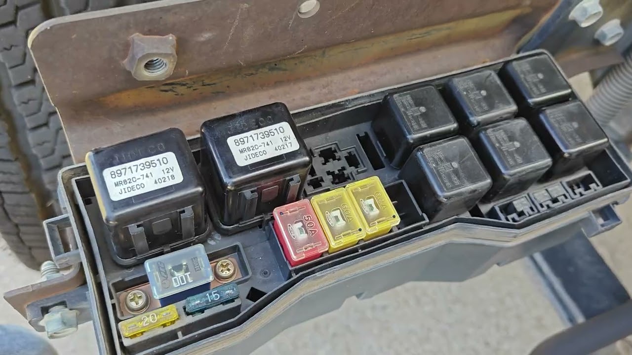 Isuzu NPR Chevy W4500 Relay Fuse Diagram YouTube Isuzu NPR Chevy W4500 Relay Fuse Diagram YouTube