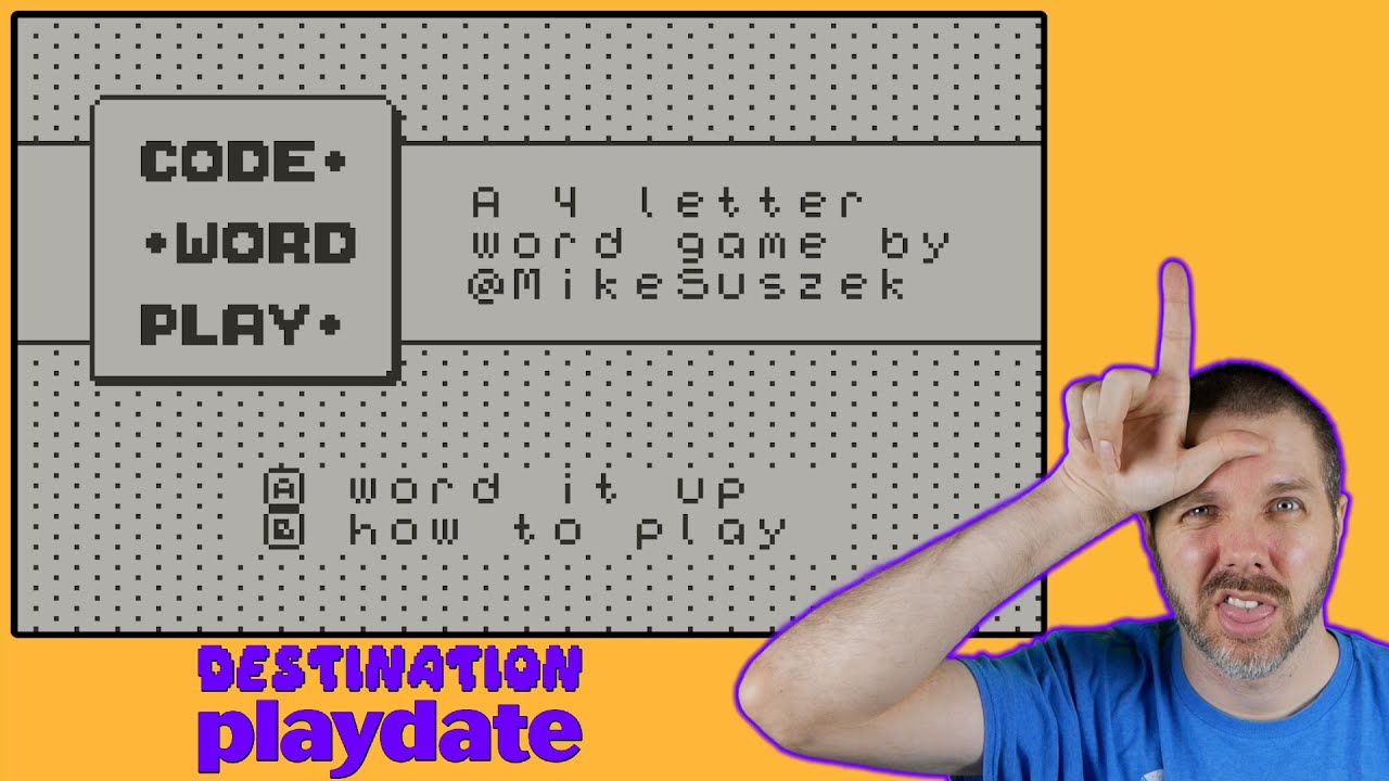 CodeWordPlay - Playdate gameplay + impressions - YouTube