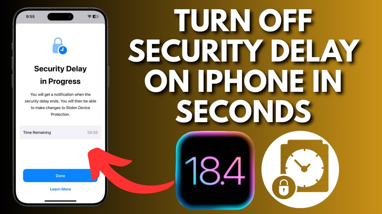 How To Turn Off Security Delay On iPhone In Seconds - YouTube