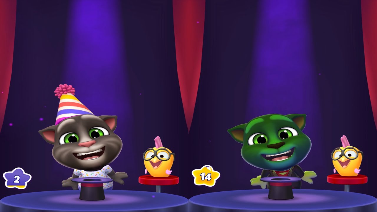 My Talking Tom Magic Show 2 | My Talking Tom 2 Magic Vs My Talking Tom ...