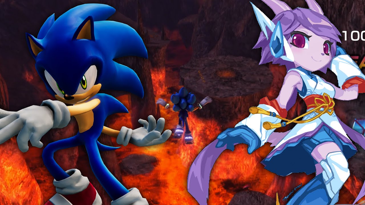 Sonic P-06 - Flame Core With Freedom Planet 2 Music - YouTube