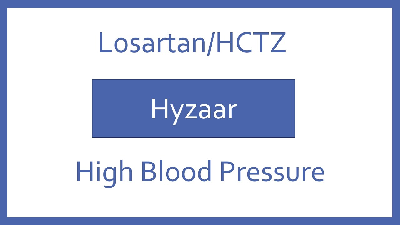 Losartan HCTZ Pronunciation - Generic Name, Brand Name, Indication (Top ...