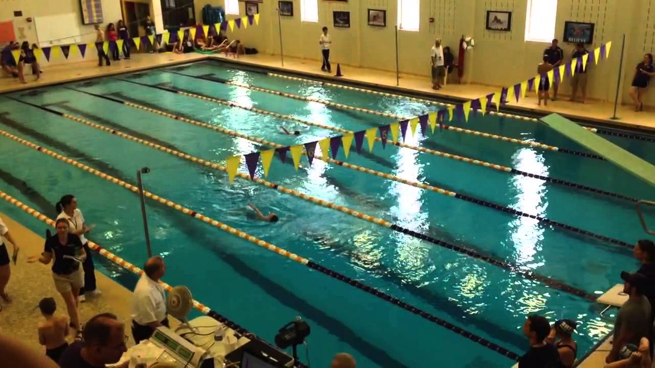 Hunter Swimming Back Stroke 2014.12.20 - YouTube