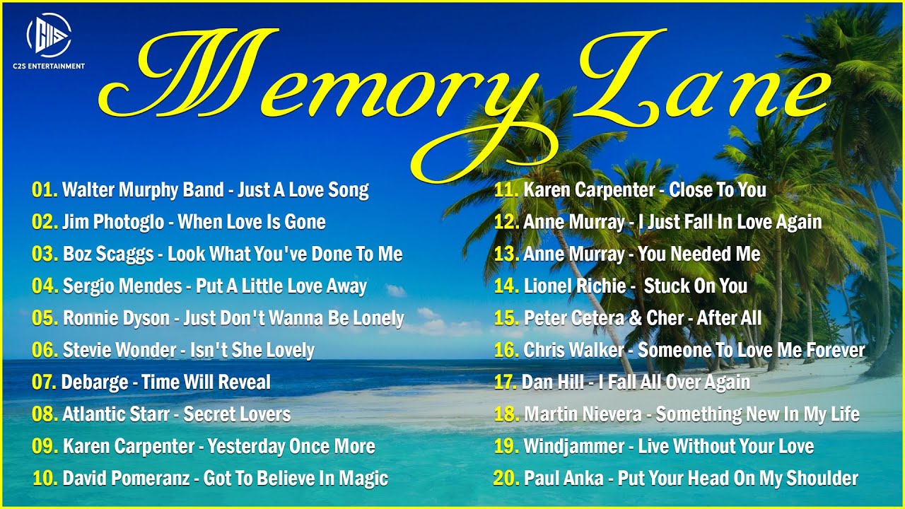 Old Memory Lane Love Songs - Classic Relaxing Love Songs 70s 80s - Best ...