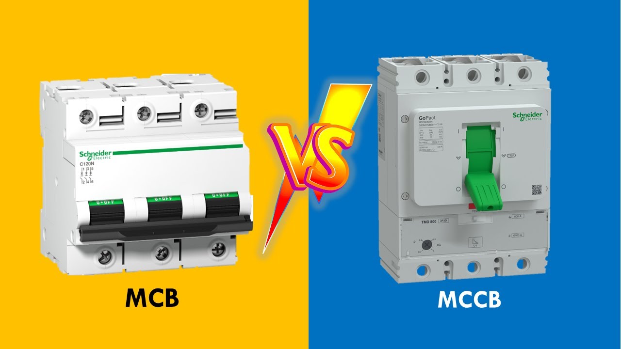 MCB vs MCCB - Difference between MCB and MCCB - YouTube