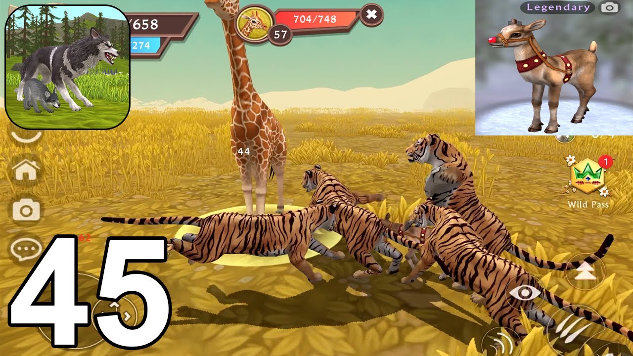 WildCraft: Animal Sim Gameplay - Tiger New Pet - Walkthrough (iOS ...