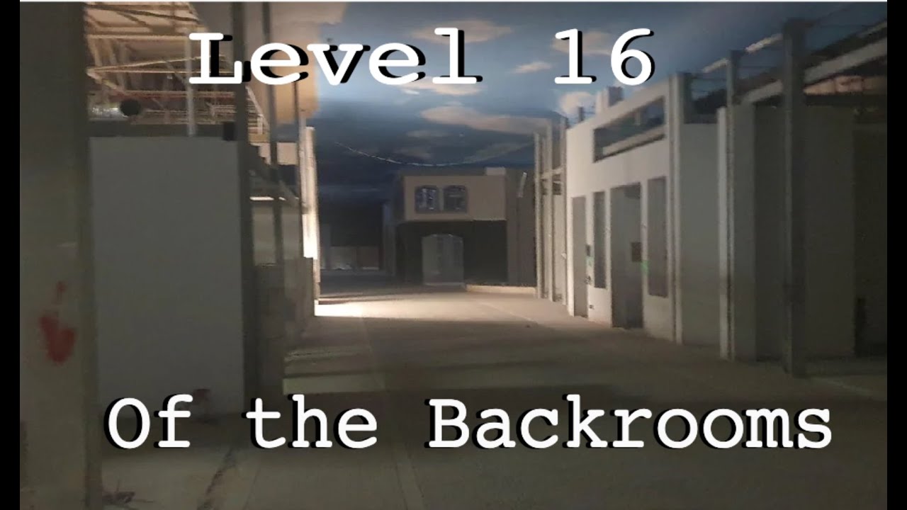 The Backrooms:Forgotten Places|Level 16-"Mock Up" - YouTube