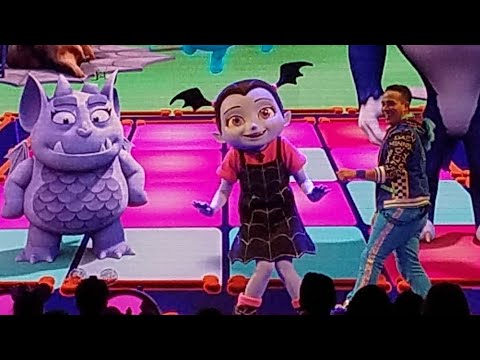 New Vampirina Disney Junior Dance Party Scene DCA Disneyland 2019 - YouTube