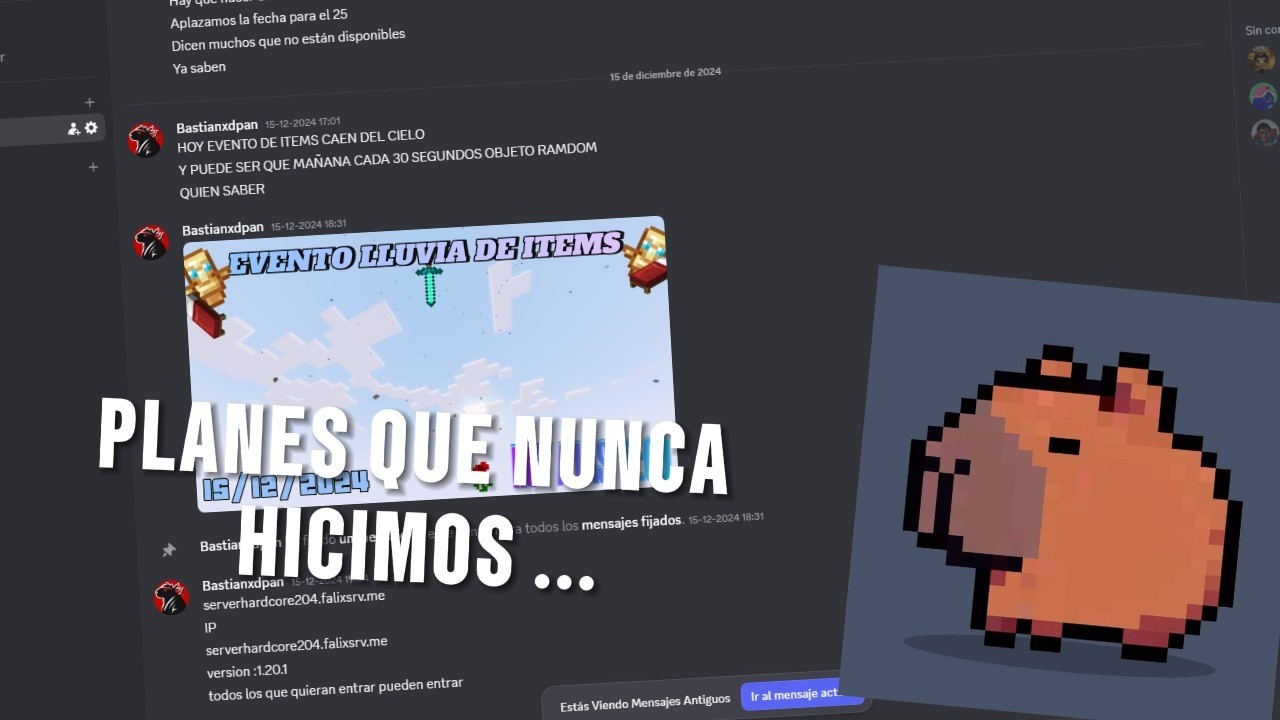 Nuestro grupo de discord que hoy en día esta muerto 😭 - YouTube