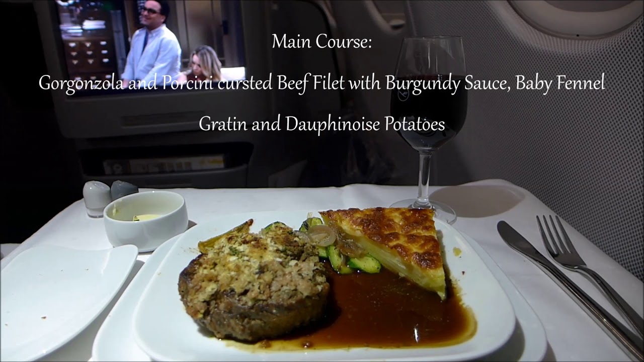 Lufthansa LH453 Business Class LAX-MUC (A340-600) - YouTube