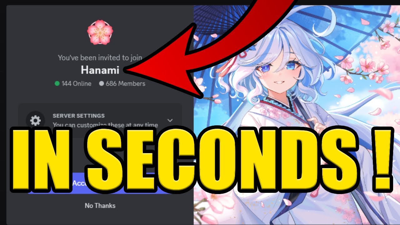 HOW to JOIN HANAMI DISCORD SERVER PC & MOBILE - YouTube