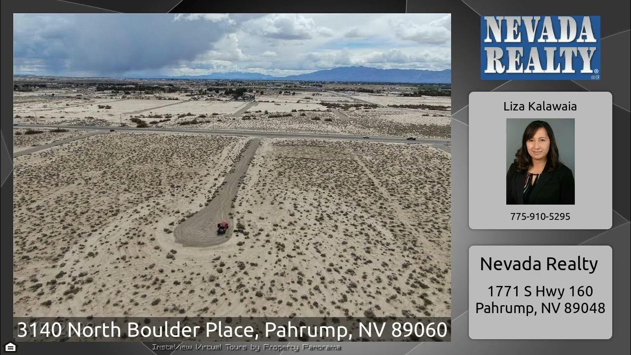 3140 North Boulder Place, Pahrump, NV 89060 - YouTube