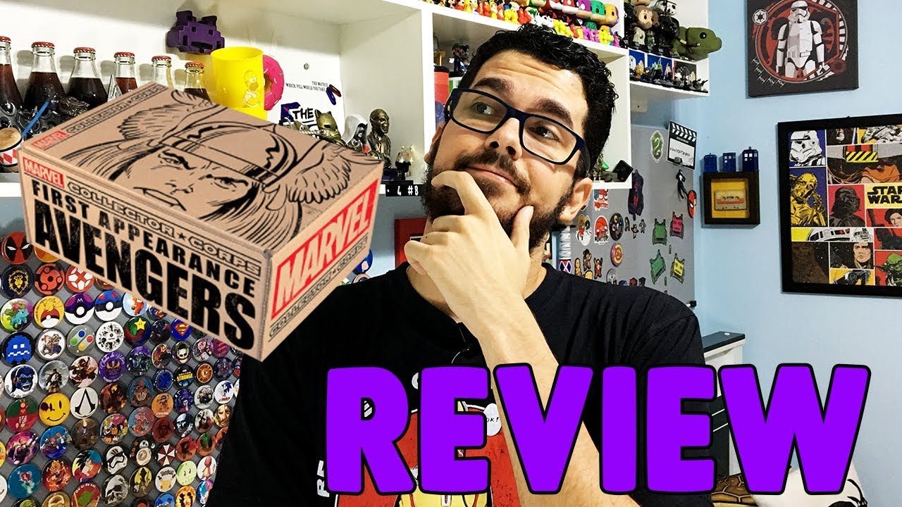 REVIEW MARVEL COLLECTOR CORPS FIRST APPEARANCE AVENGERS - YouTube