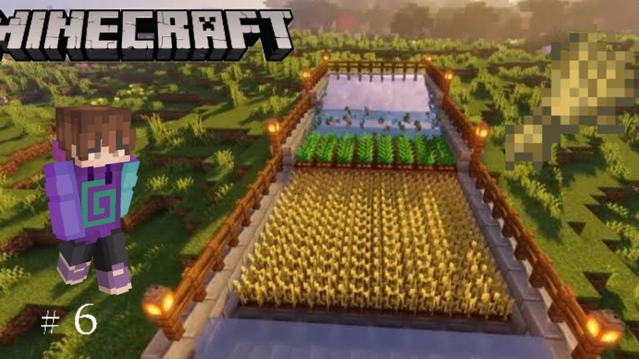 I built automatic wheat farm in Minecraft 😱 - YouTube